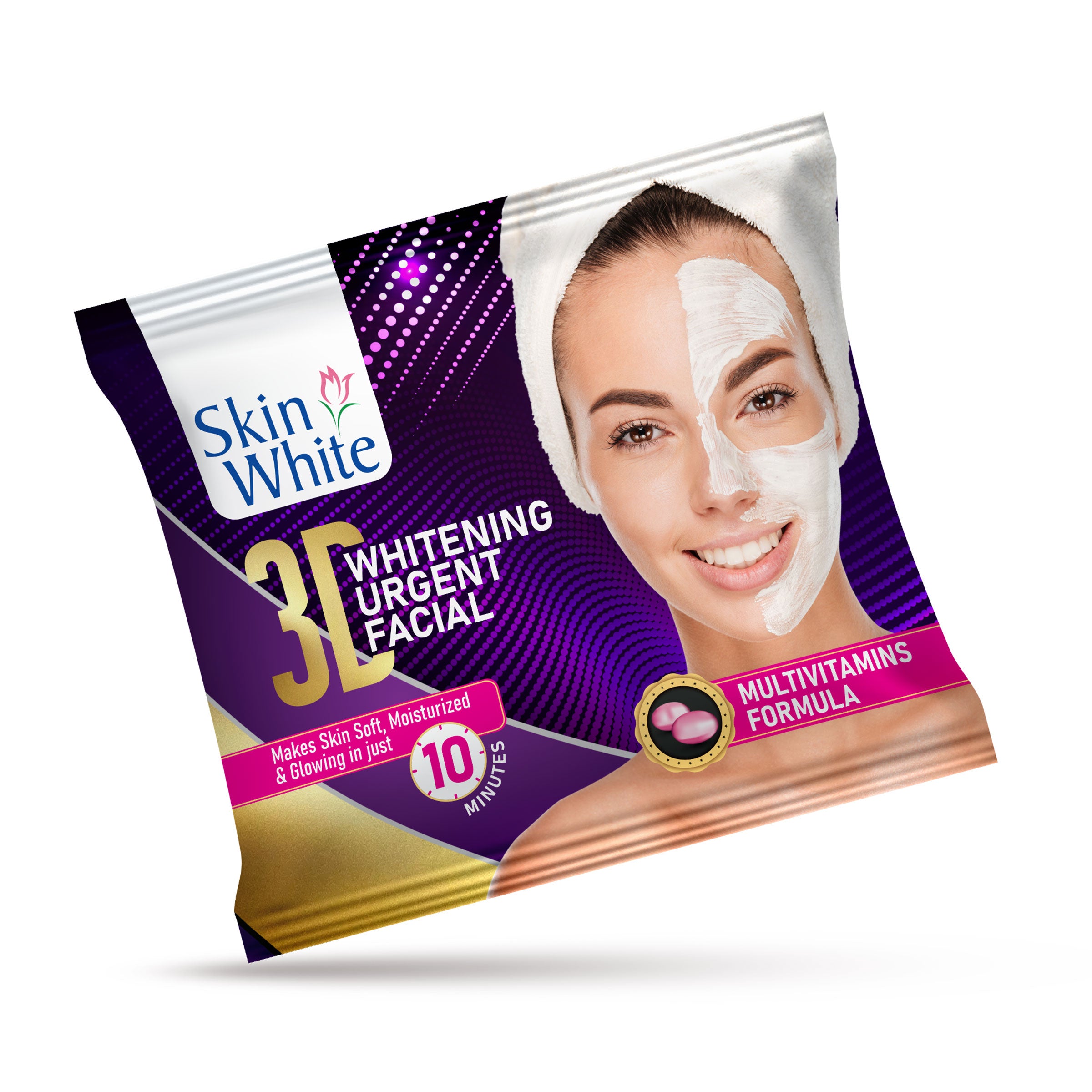 Skin white 3D Urgent Facial sachet – SkincarePakistan