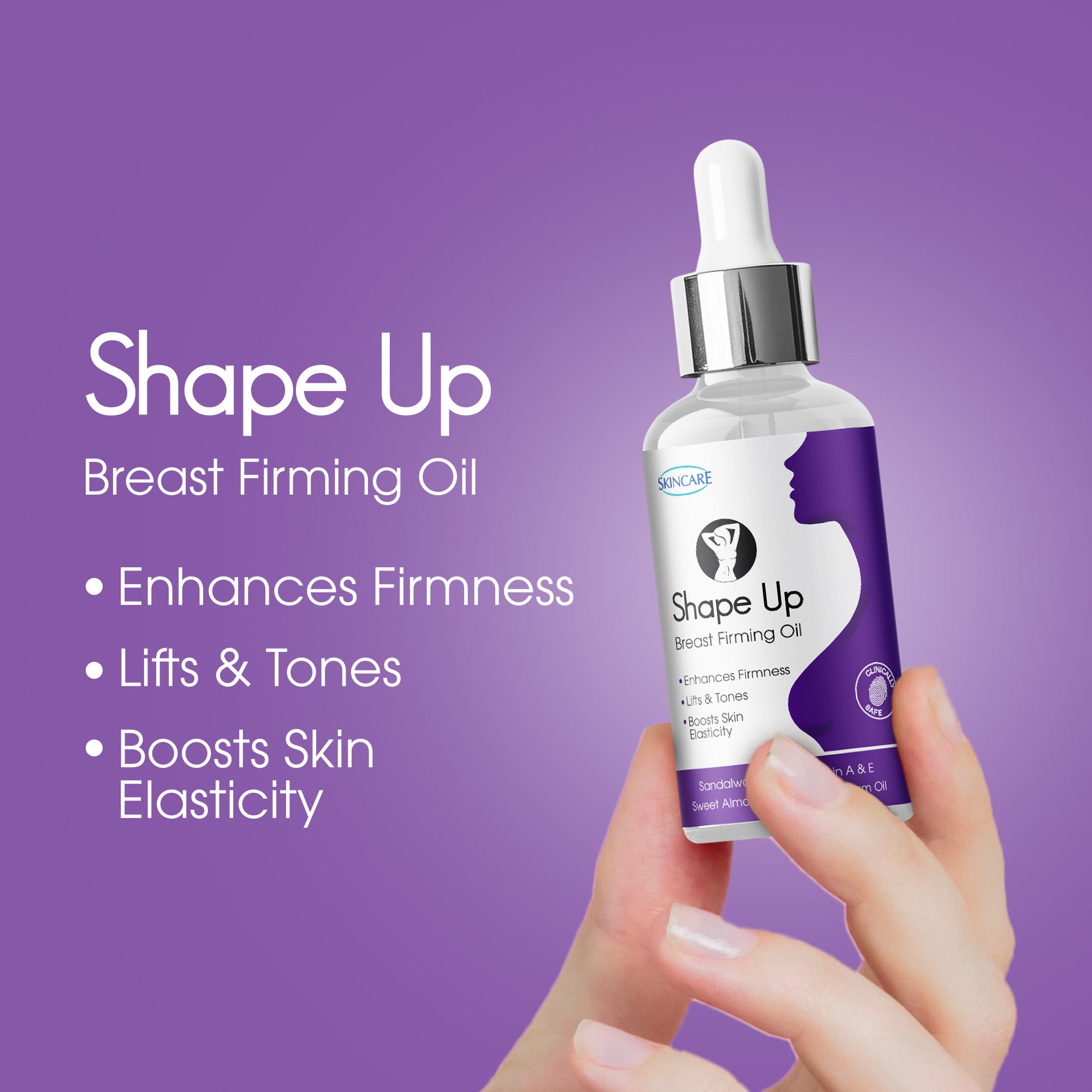 Shape Up Breast Firming Oil in Pakistan – Lift & Tone – SkincarePakistan